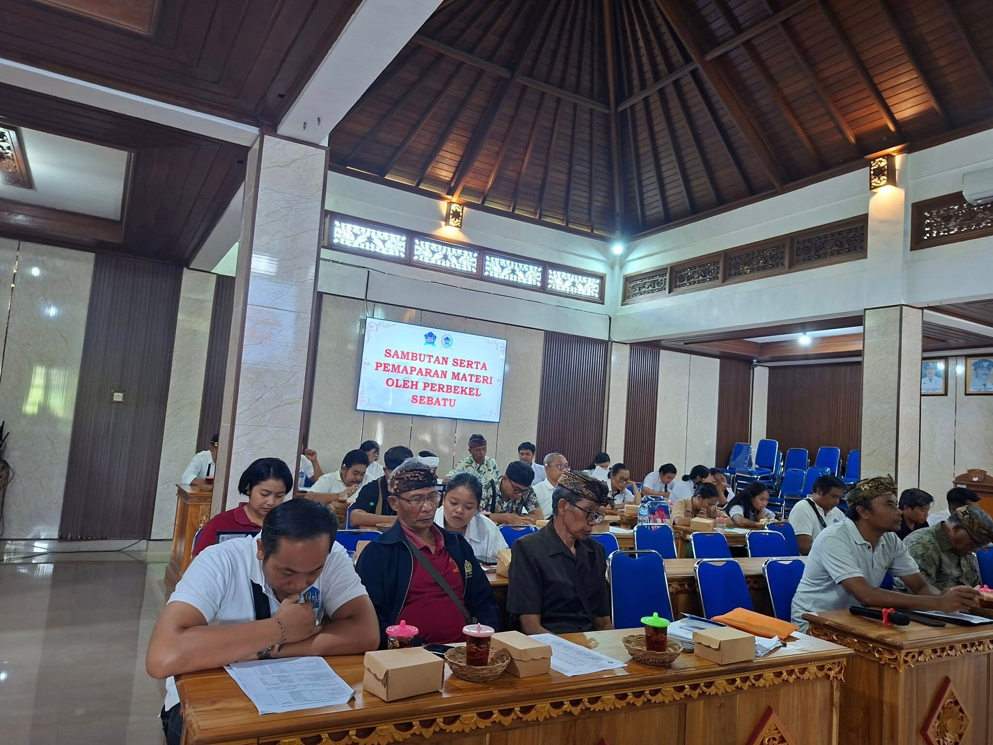 MUSDES Penetapan Rancangan APBDes Sebatu Tahun 2026 - Desa Sebatu